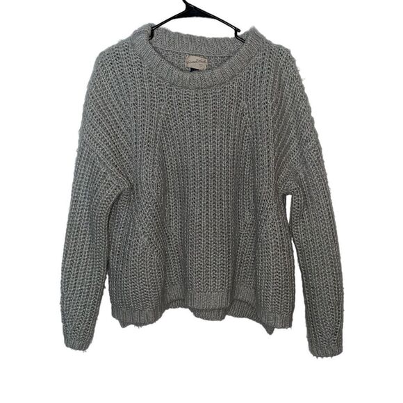 Universal Thread | Sweaters | Universal Thread Graychunky Knit Sweater ...